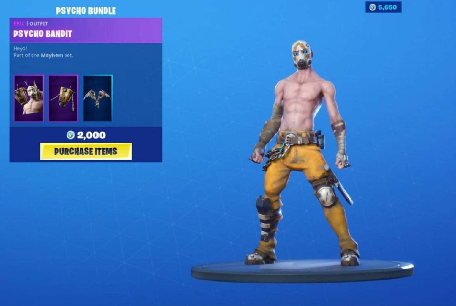 פסיכו באנדל - Psycho Bundle - store.fortniteil.co.il